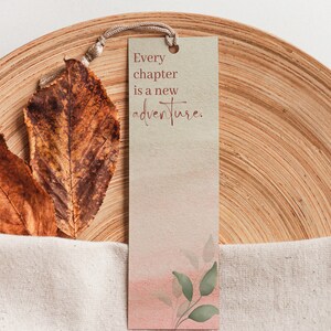 Bookmark Mockup, 2x6" Photo Booth Mockup, Bookmark With Hole for Tassel ...