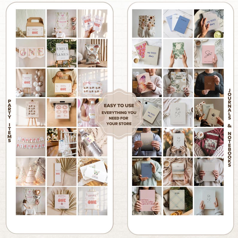 1000+ Whole Shop Mockup Bundle | Entire Shop Canva & Photoshop ...