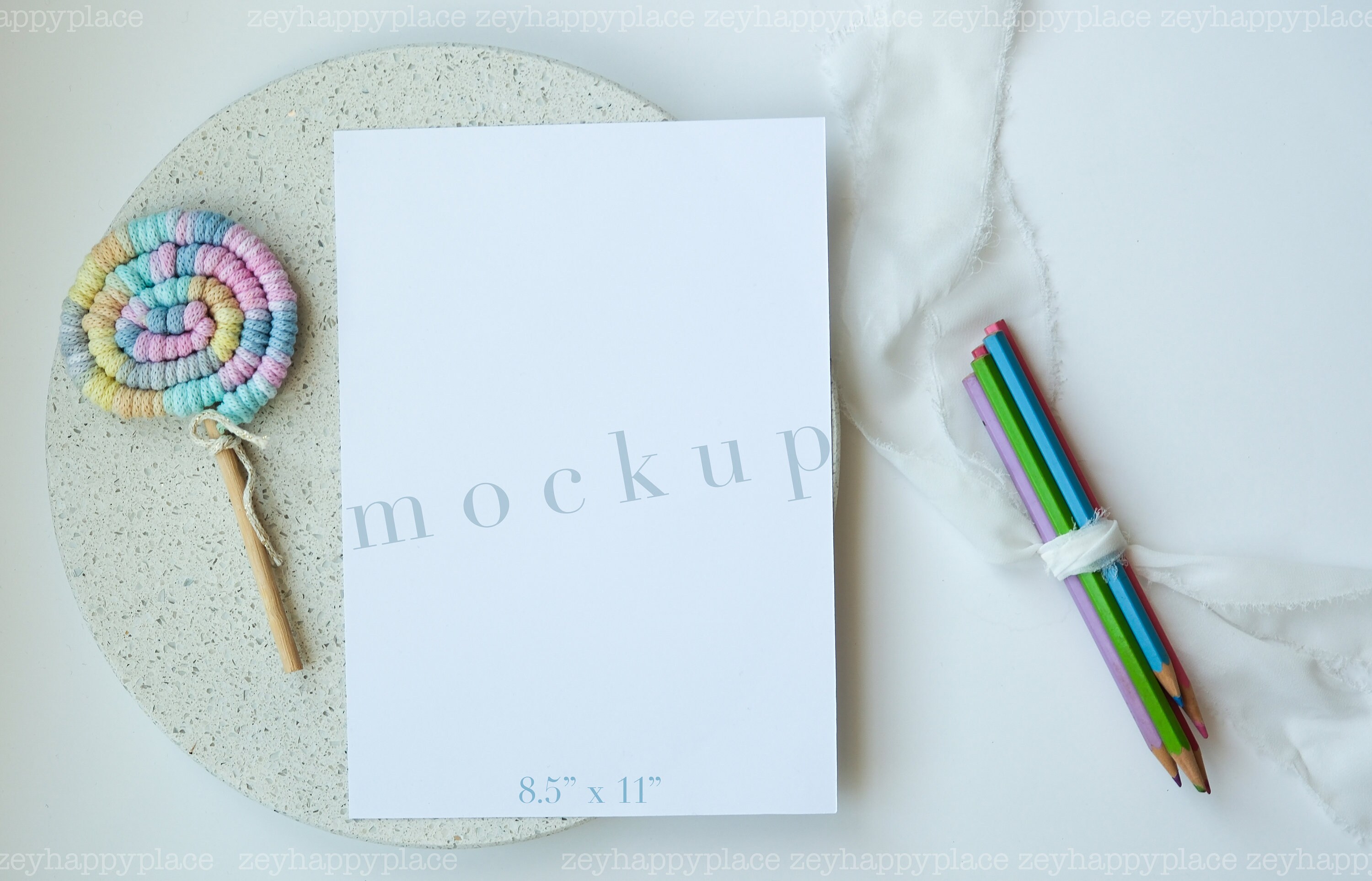 Coloring Page Mockup, 8.5 X 11" Coloring Pages Mockup, Activity Book ...