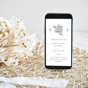 Phone Mockup for Electronic Invitation, iPhone Mockup, Smartphone ...