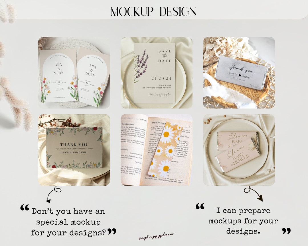 Professional Mockup Design Service for Your Designs - 20 Piece of ...