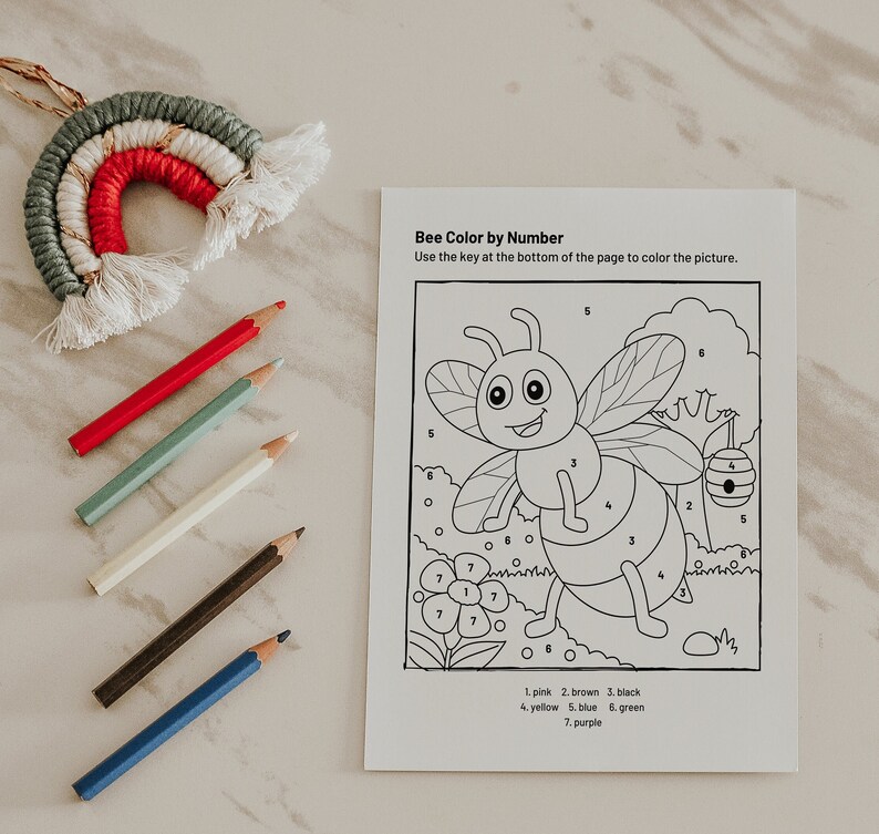 Coloring Page Mockup, 8.5 X 11" Coloring Pages Mockup, Activity Book ...