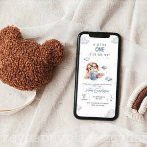 IPhone Screen Mockup | Invitation Mockup | Baby Shower Mobile Mockup ...