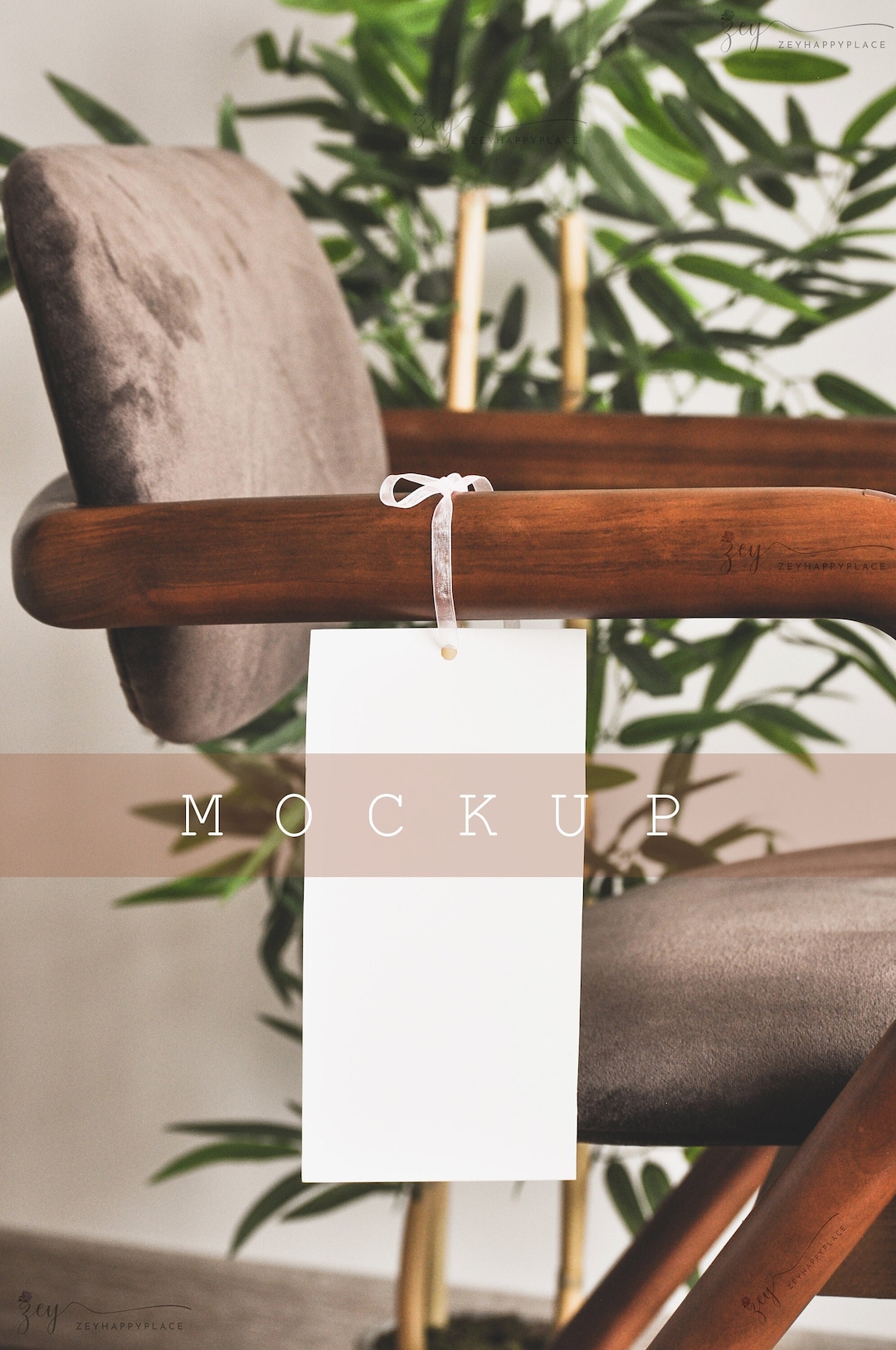 Chair Tag Mockup, Wedding Reserved Chair Tag Mockup, Tag Mockup ...