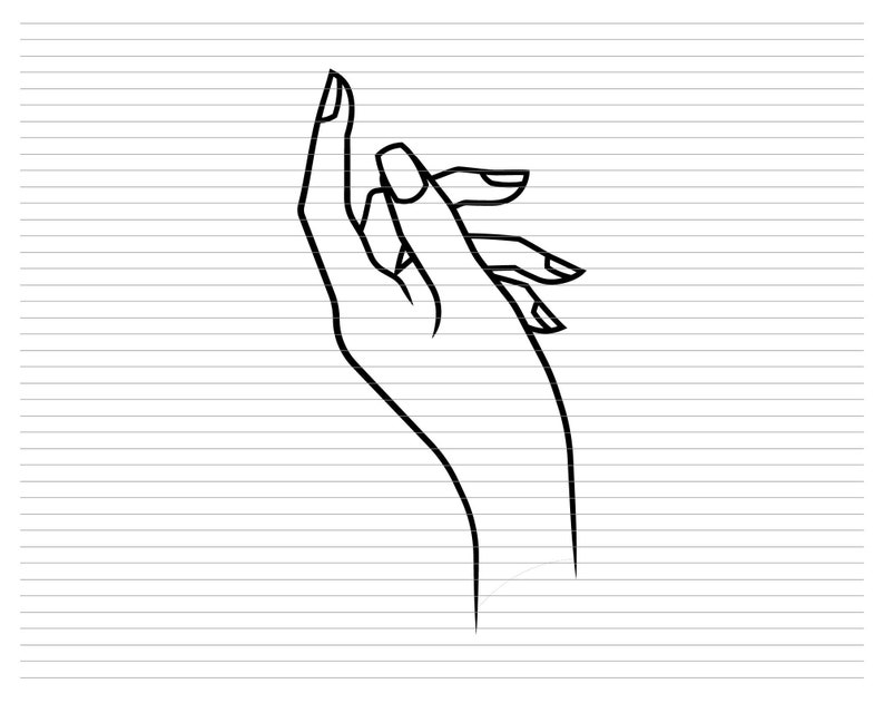 WOMAN HAND SVG, Hand Gesture Svg, Cute Woman Hand, Hands Gesture Svg ...