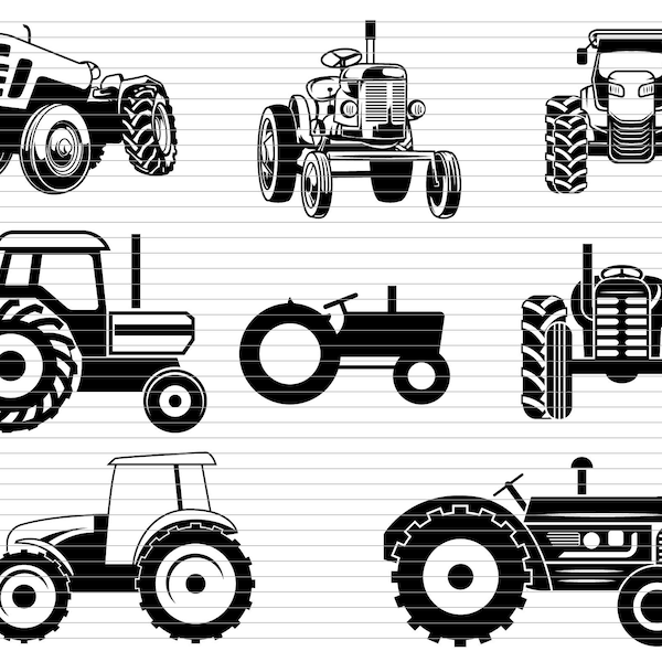 Kubota Tractor Svg - Etsy