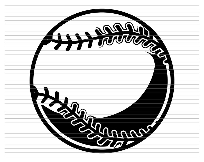BASEBALL SVG Baseball Clipart Ball Svg Baseball Field - Etsy
