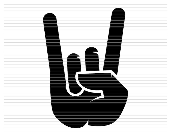 Rock Music Hand Symbols