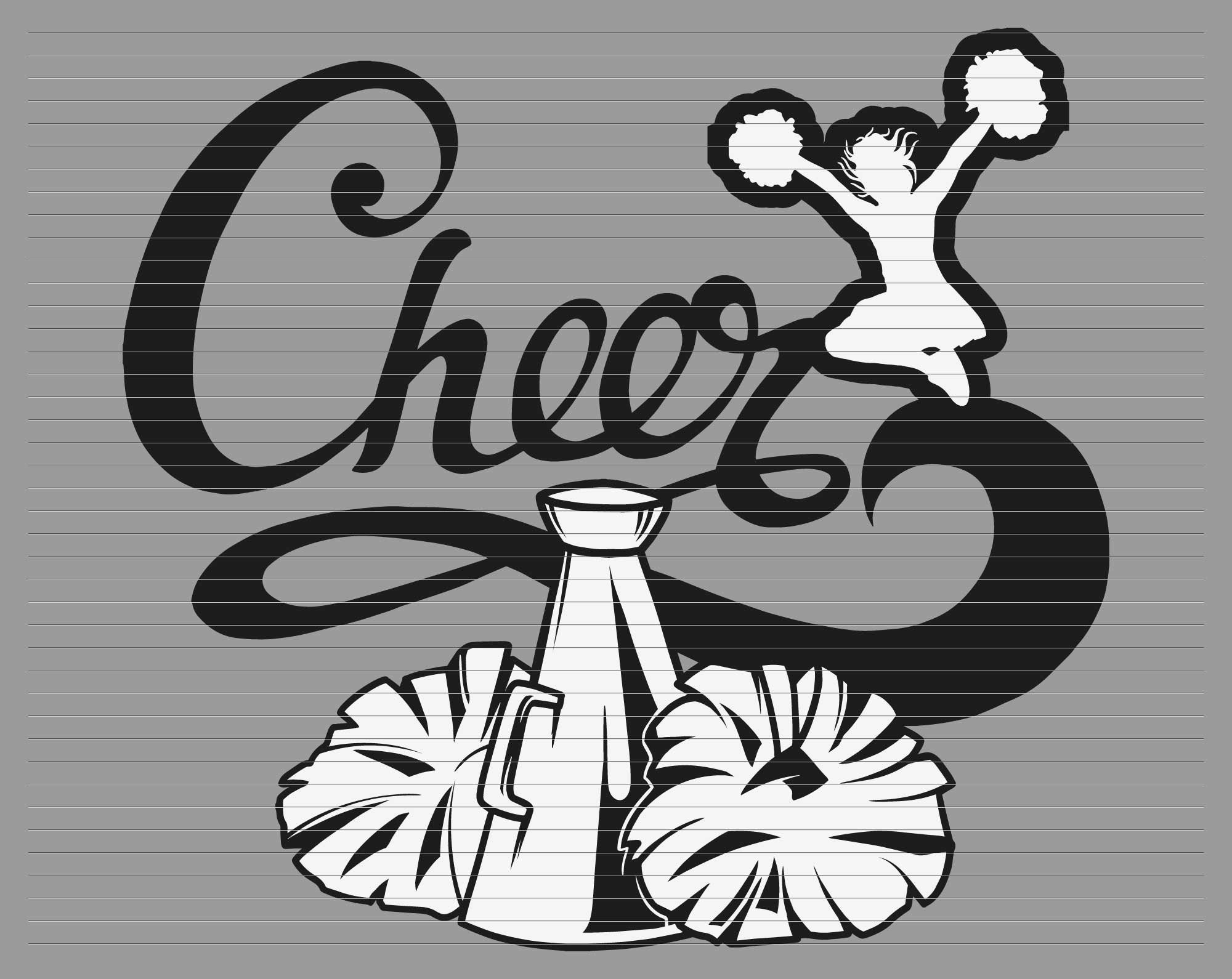 CHEERLEADER SVG, Cheer Svg, Cheer, Cheerleading, Team, Cheer Team ...