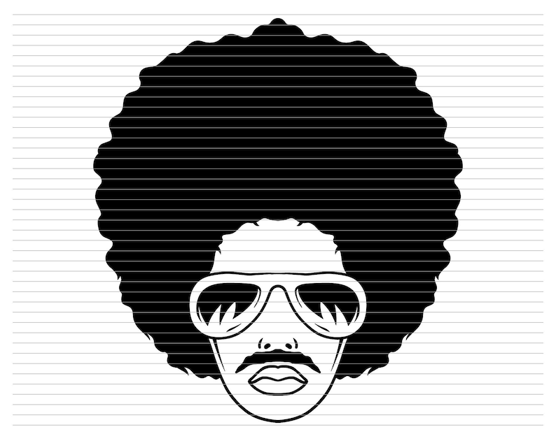 Afroman Svg, Afro Man, Afro American, Black Man, Afro Boy Dred, Black ...