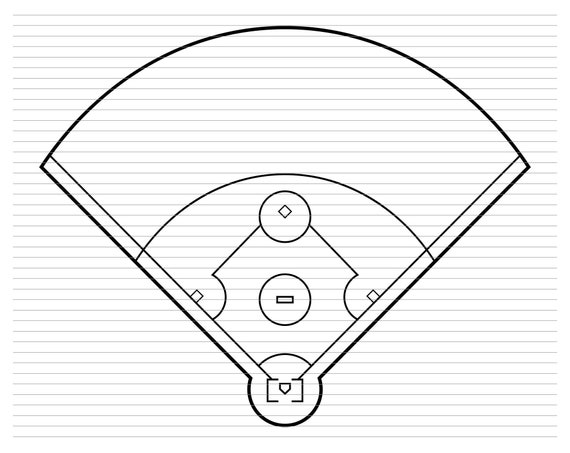 Blank Baseball Diamond Diagram
