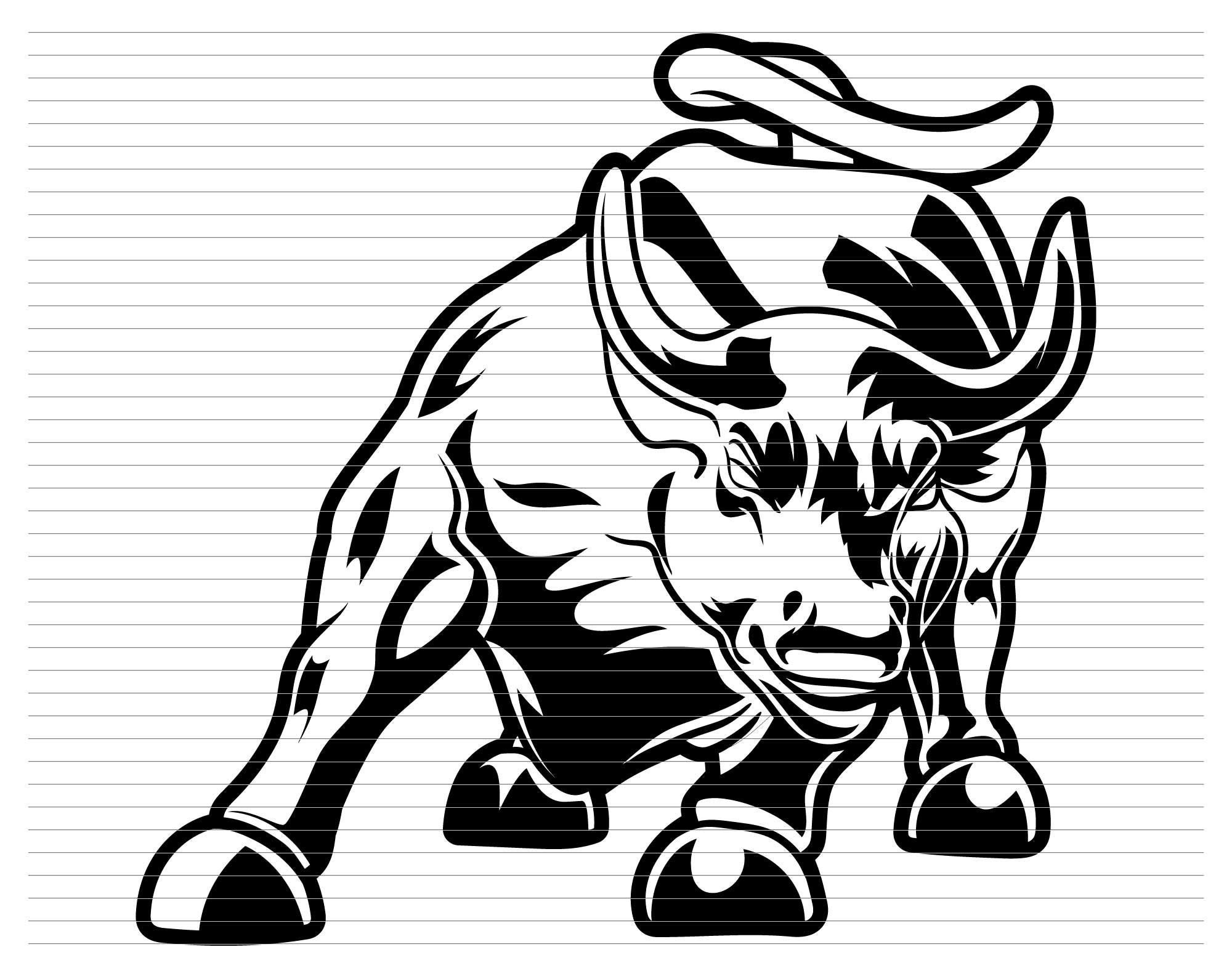 BULL SVG Bull Face Bull Angry Bull Clipart Cow Svg Cow Angry Ox Angry ...