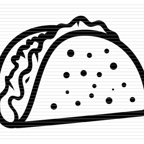 Taco Svg - Etsy