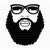 AFRO MAN SVG Afro Man Afro American Black Boy Bearded Black Beard ...