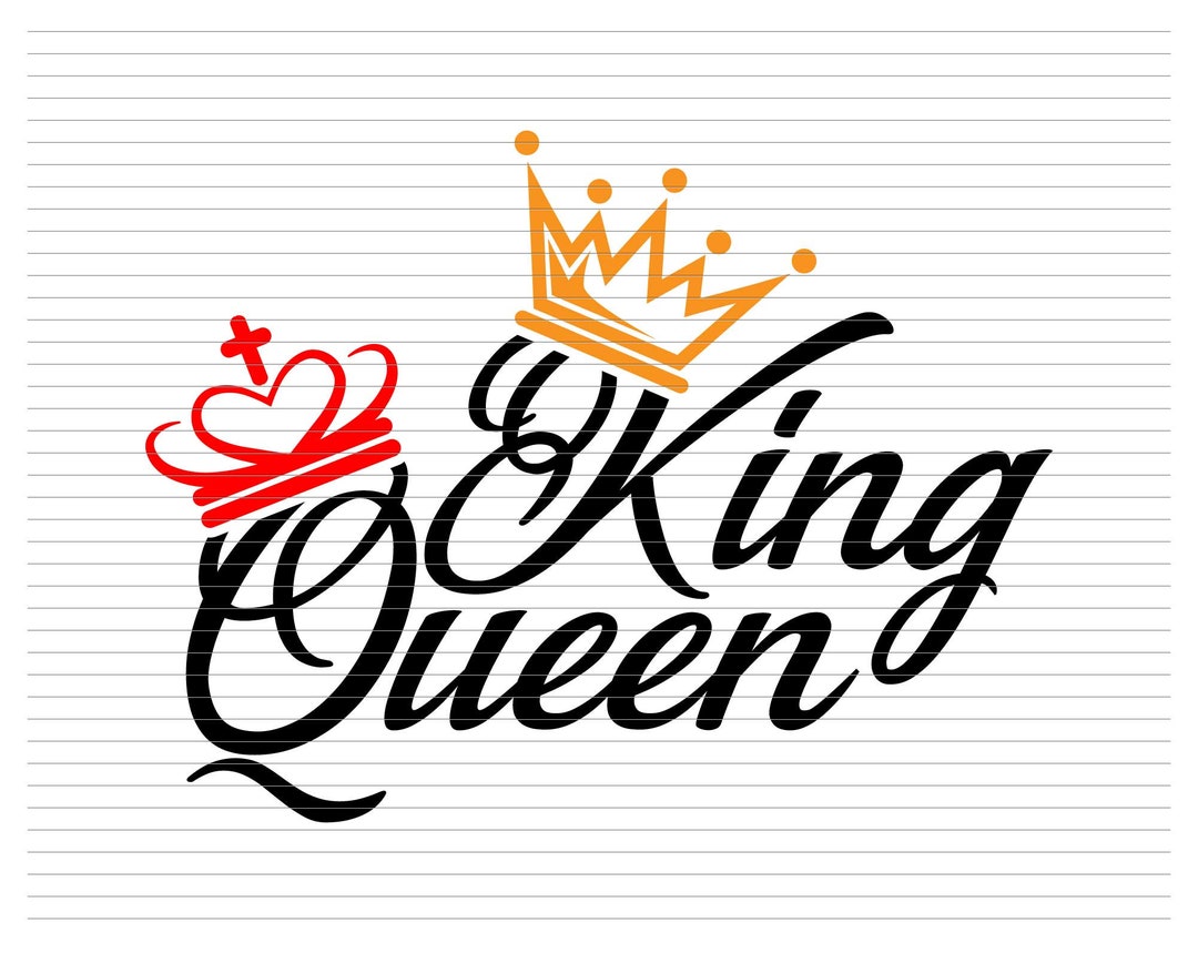 KING QUEEN COUPLE Svg, King Svg, Queen Svg, King Queen Shirt, King ...