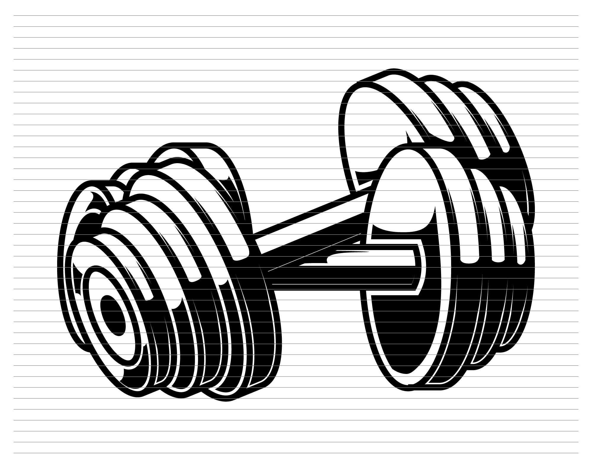 CROSSED WEIGHTS SVG, Weights Svg, Crossed, Body Building, Gym Tools ...