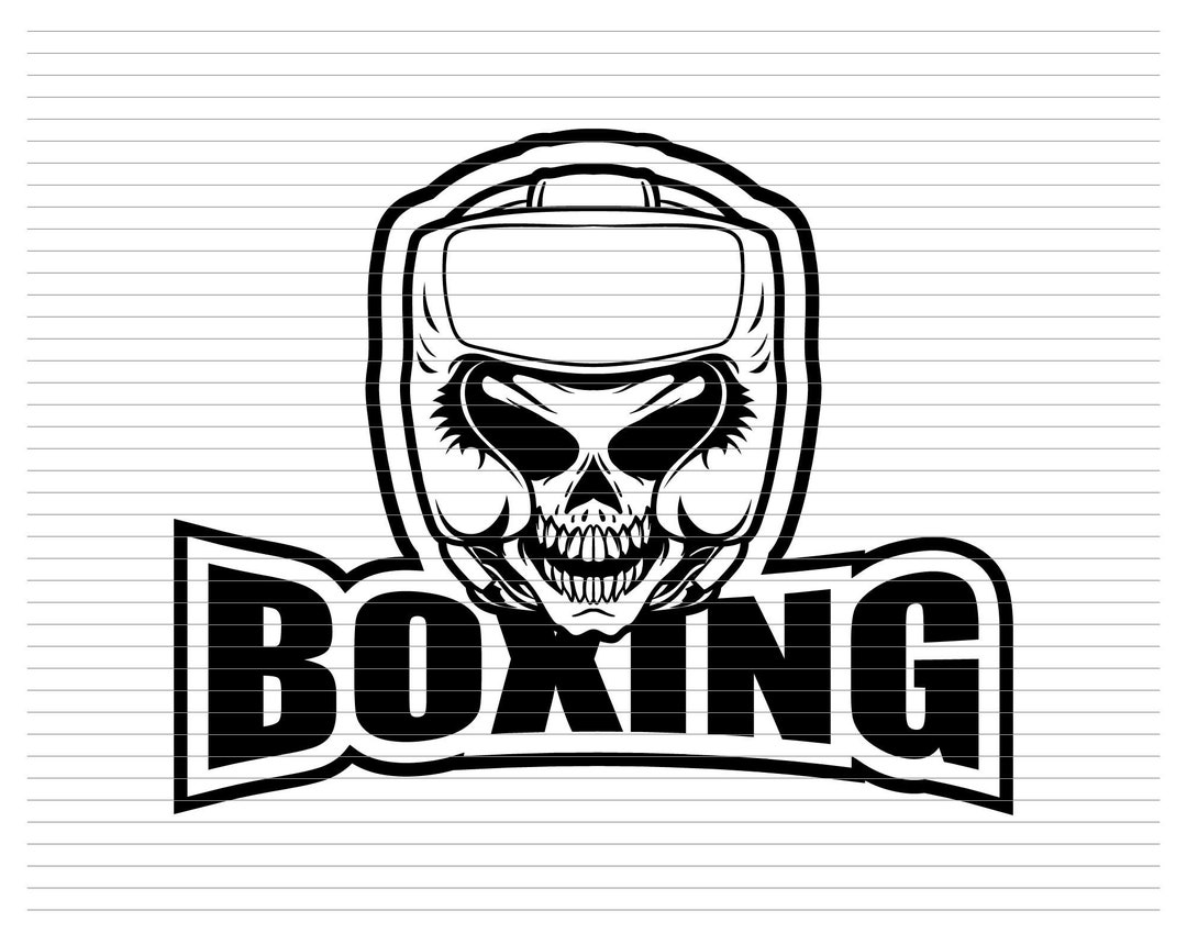 BOXING SKULL SVG Boxe Svg Boxe Gloves Boxe Helmet Sport - Etsy
