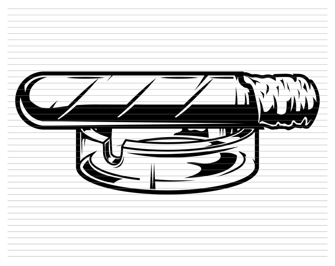 CIGAR SVG Hashtray Habanas Cohiba Cigars Smoker Smoke Smoking Tobacco ...