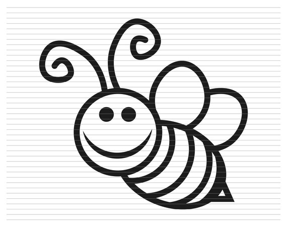 Cartoon Angry Honey Bee