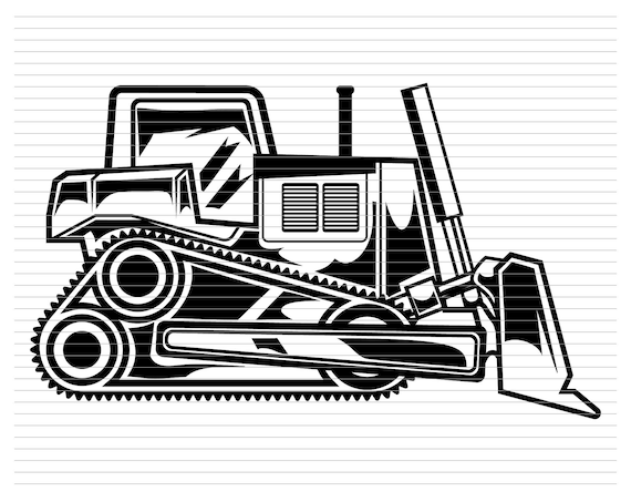 Bobcat Machine Silhouette