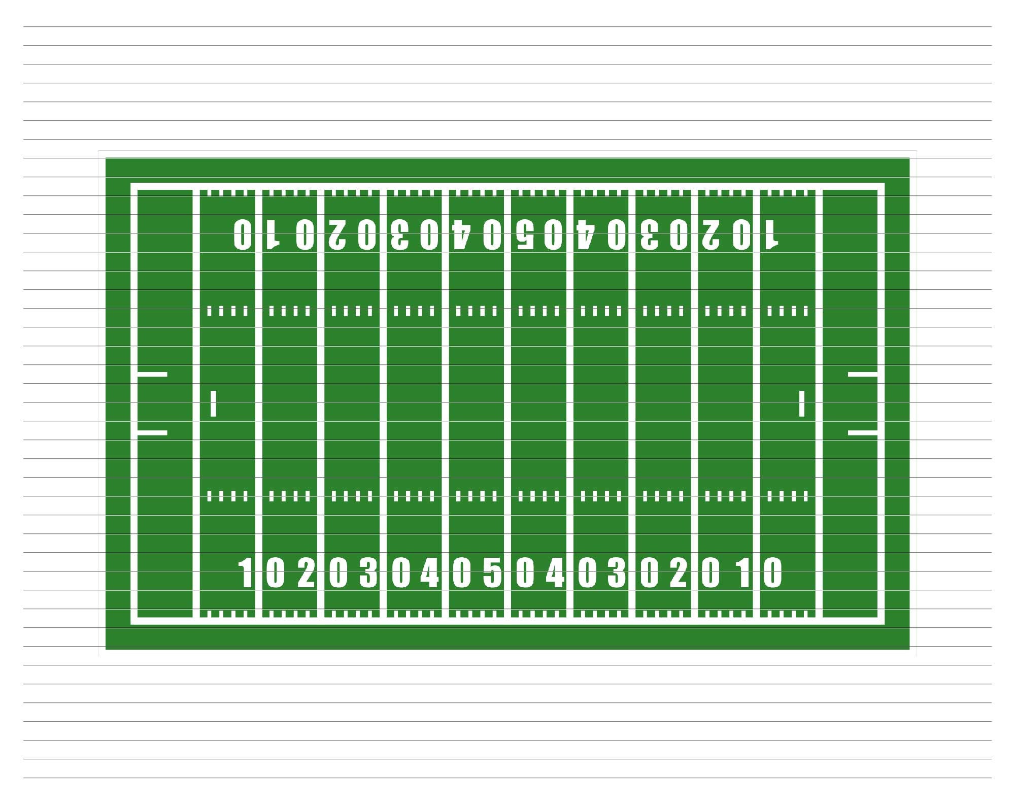 FOOTBALL FIELD SVG Yard Line Football Game Football Clipart Ball Field ...