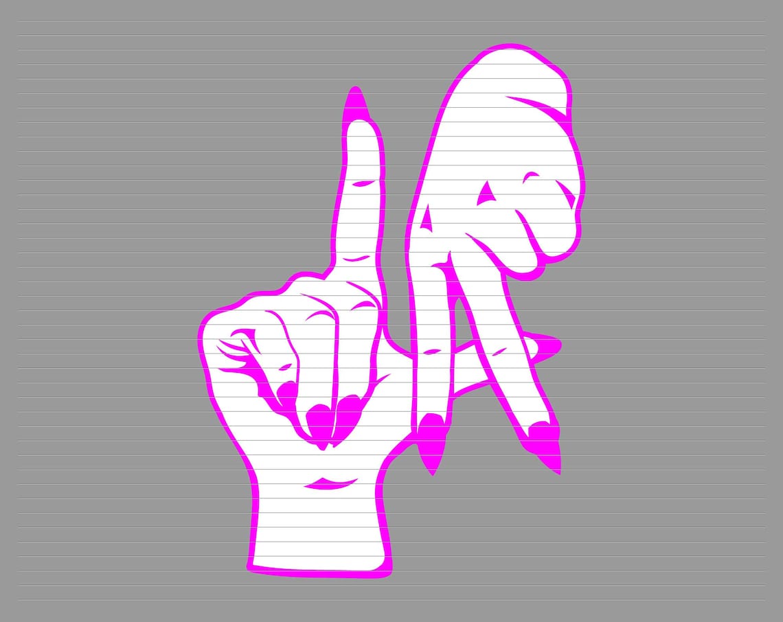 LA HAND SIGN, Los Angeles Hand Sign, Los Angeles Gesture, La Gesture ...