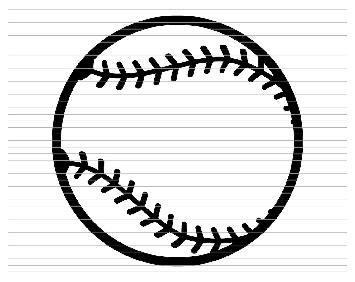BASEBALL BALL SVG, Baseball Svg, Baseball Field, Baseball Base, Ball ...