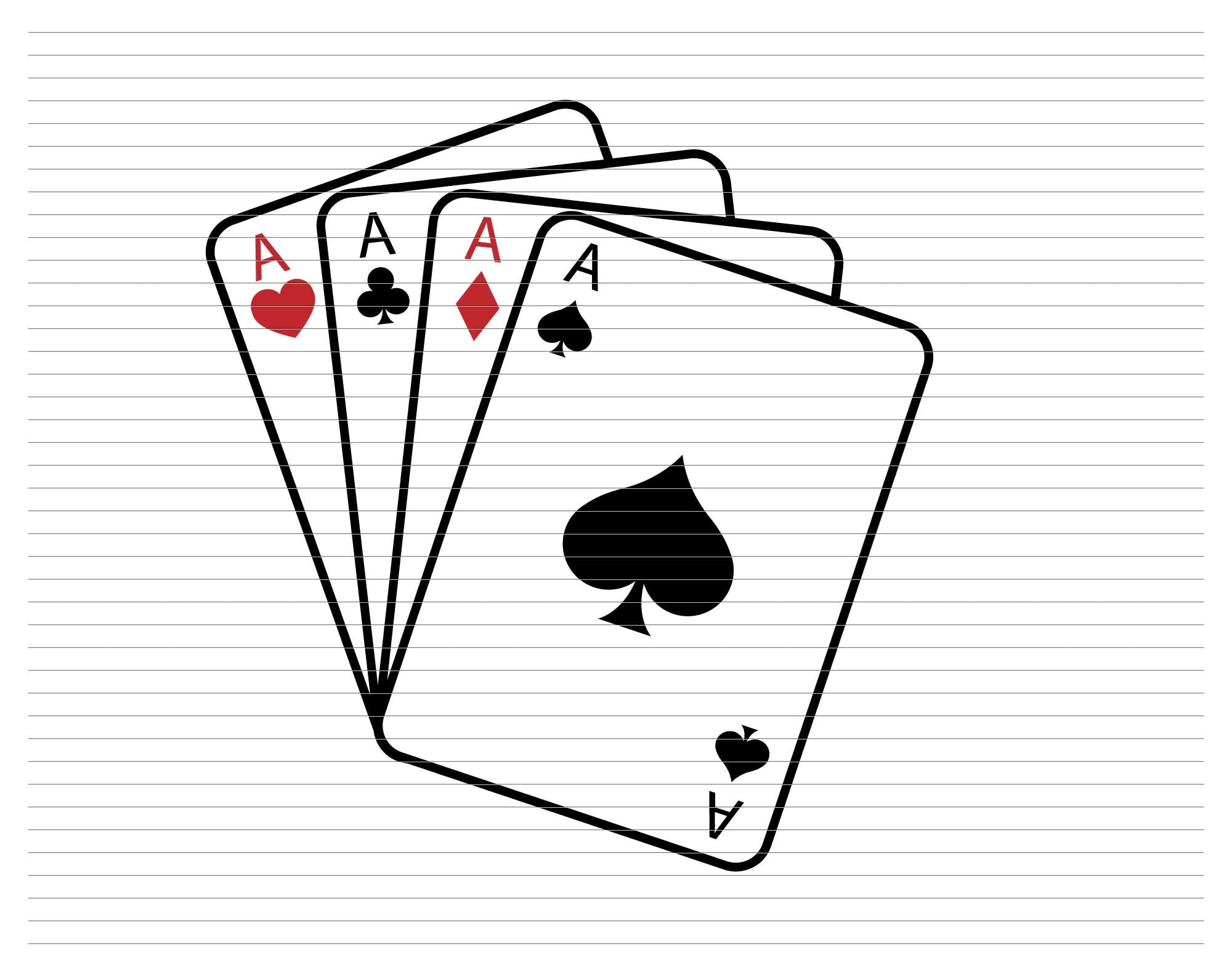 PLAYING CARDS SVG, Poker Game, Poker Star, Poker Ace, Poker Svg, Poker ...