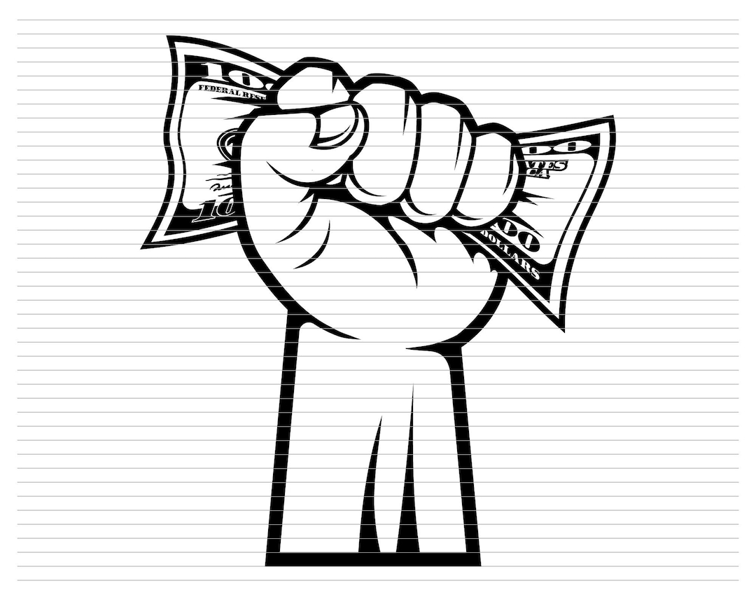 HAND HOLDING MONEY, Hand With Money Svg, Money Svg, Money Clipart, Cash ...