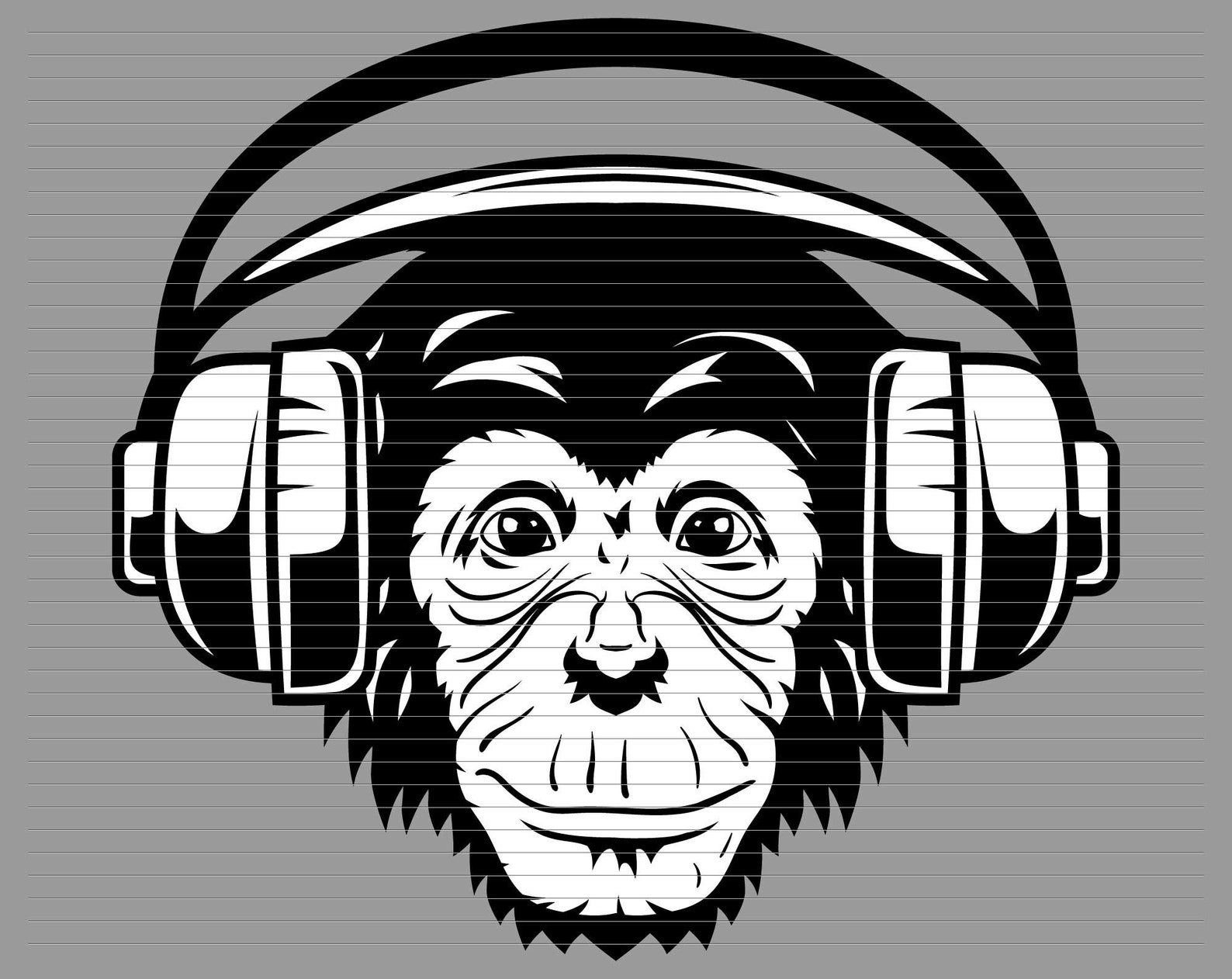MONKEY FACE SVG Monkey Cut File, Monkey Animal, Banana Svg, Monkey ...