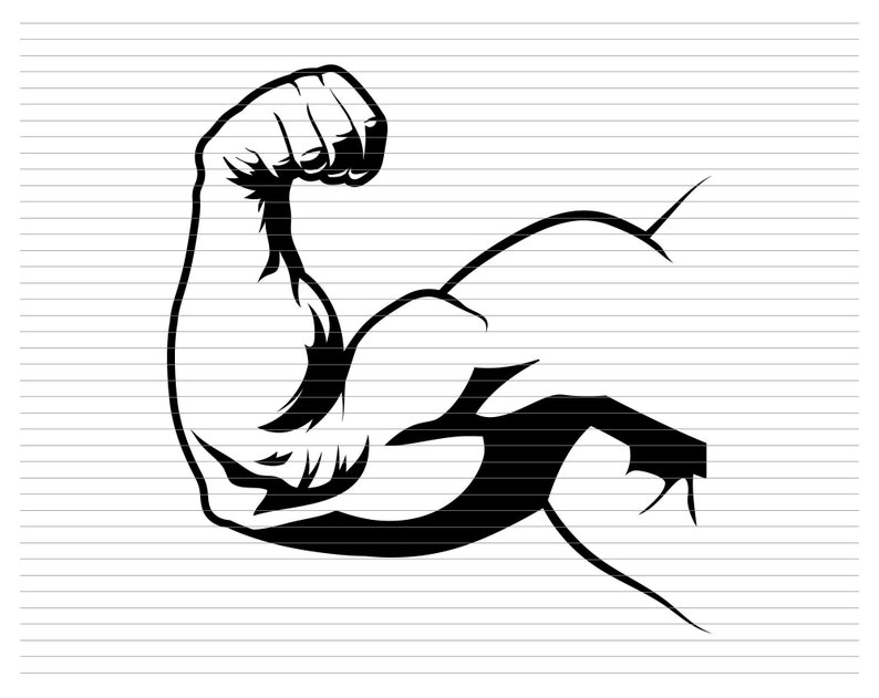 ARM MUSCLE SVG, Bodybuilding, Body Building, Muscle Workout ...