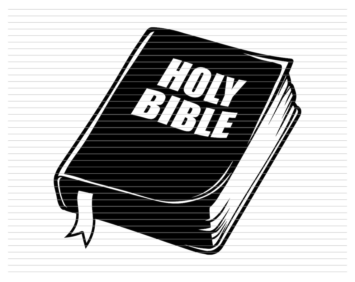 BIBLE BOOK SVG, Holy Bible, Christian, Catholic, Jesus, Religion, Verse ...