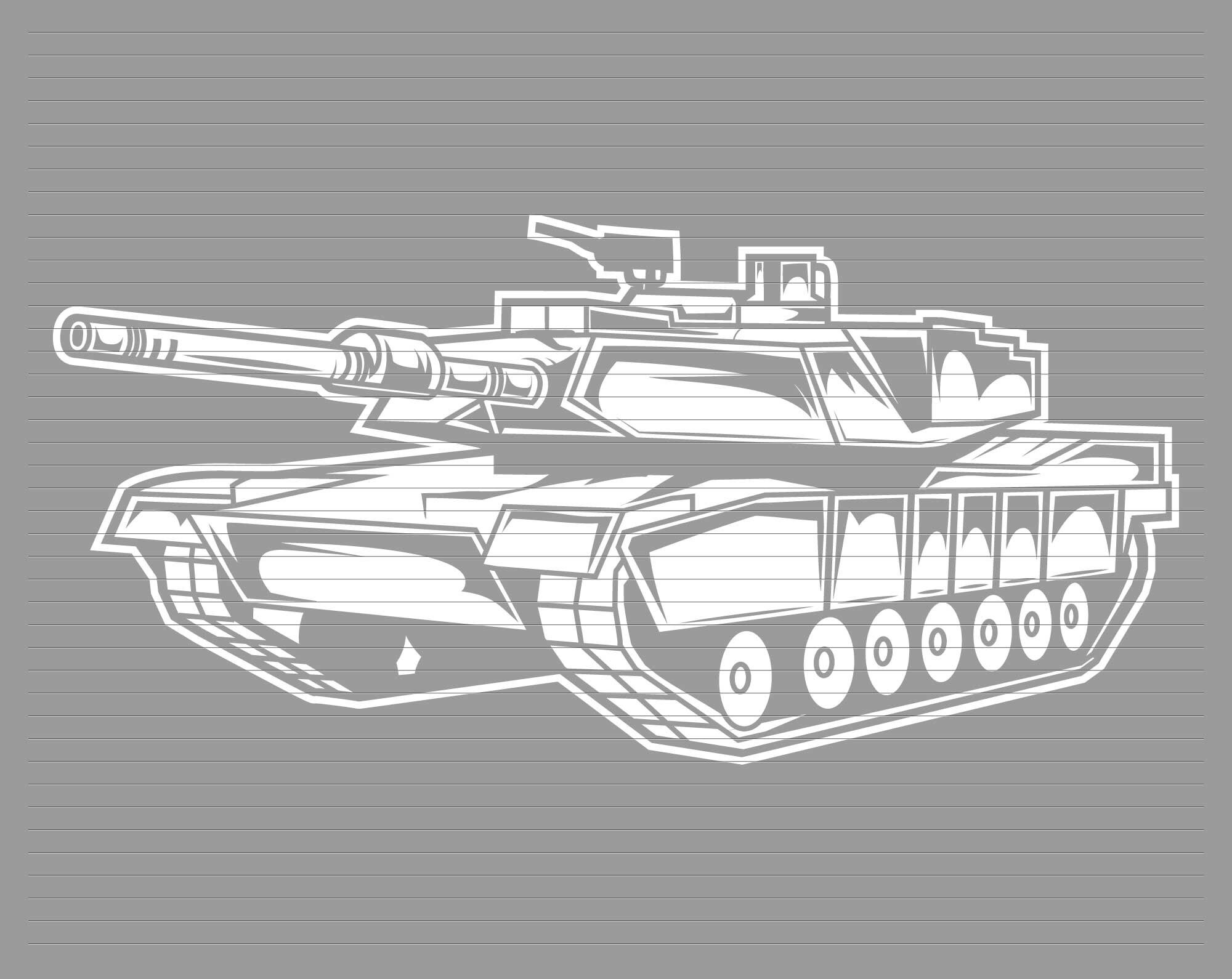 US MILITARY TANK Svg United States Army Svg Us Marine War Vehicle ...