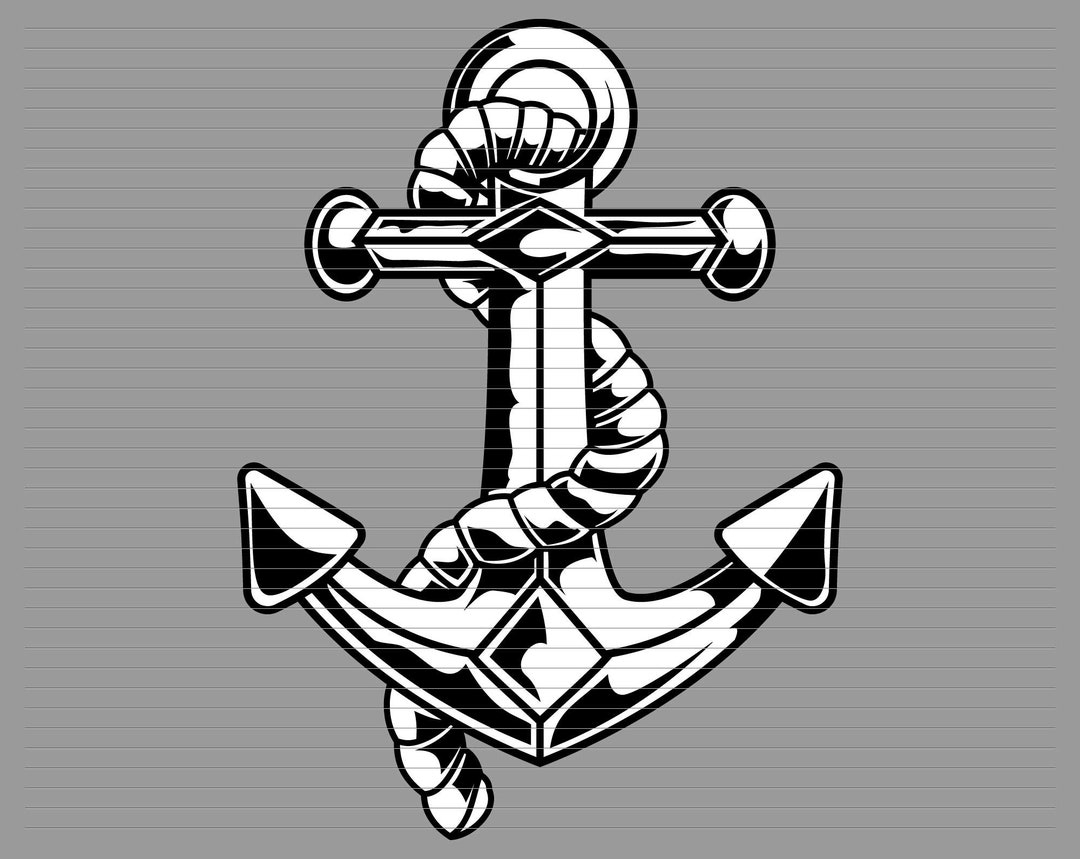 ANCHOR SVG, Anchor Clipart, Boat, Ship, Sailor, Ocean, Sea, Fish ...