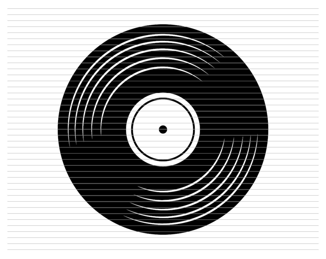 Vinyl Record Svg Vinyl Record Music Disc Music Listen Listening Music ...