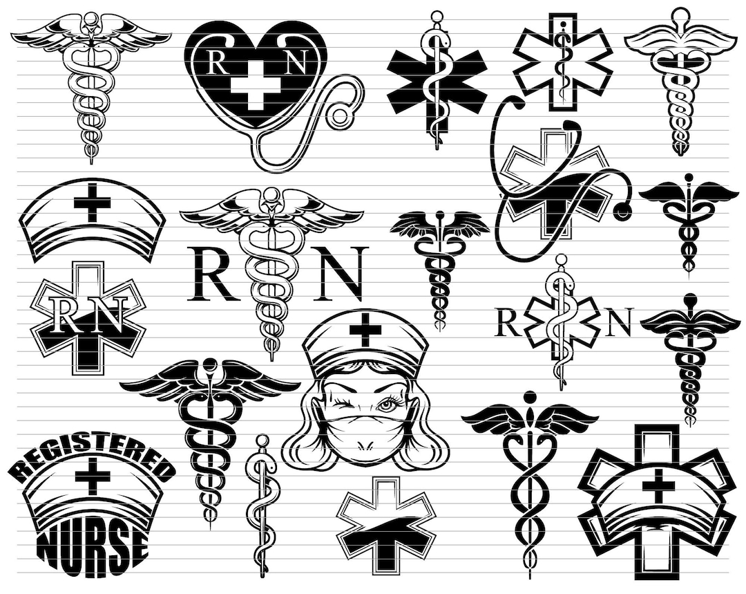 NURSE CROSS BUNDLE, Nurse Cross Svg, Hospital Cross, Hospital Clipart, Medical Symbols, Medical ...