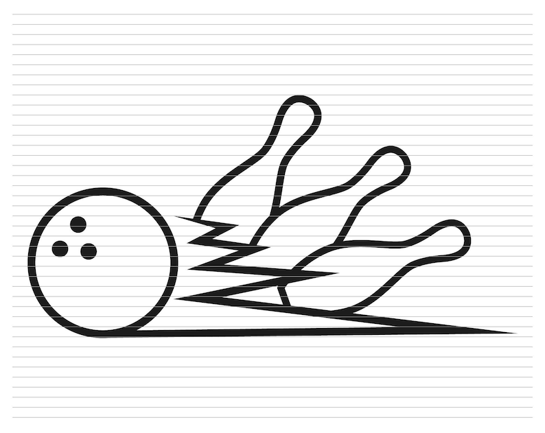 BOWLING STRIKE SVG, Bowling, Bowling Pin, Pin, Bowling Ball, Bowling ...