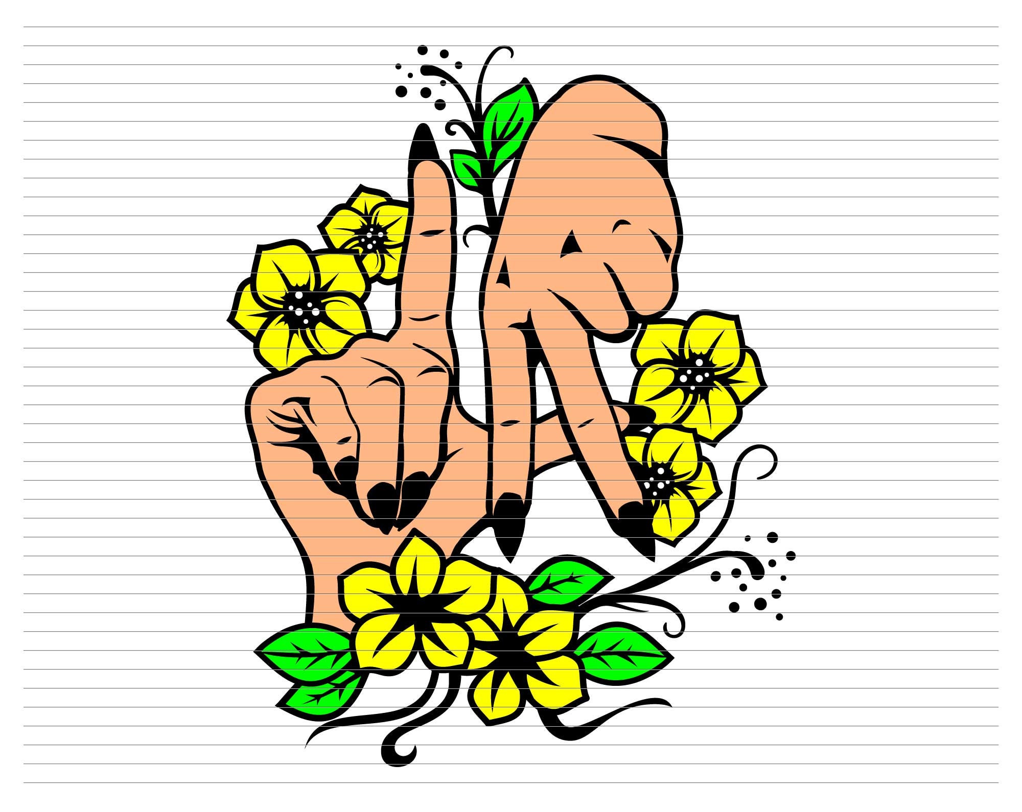 LA Hands SIGN SVG Los Angeles Hand Sign Los Angeles Gesture - Etsy