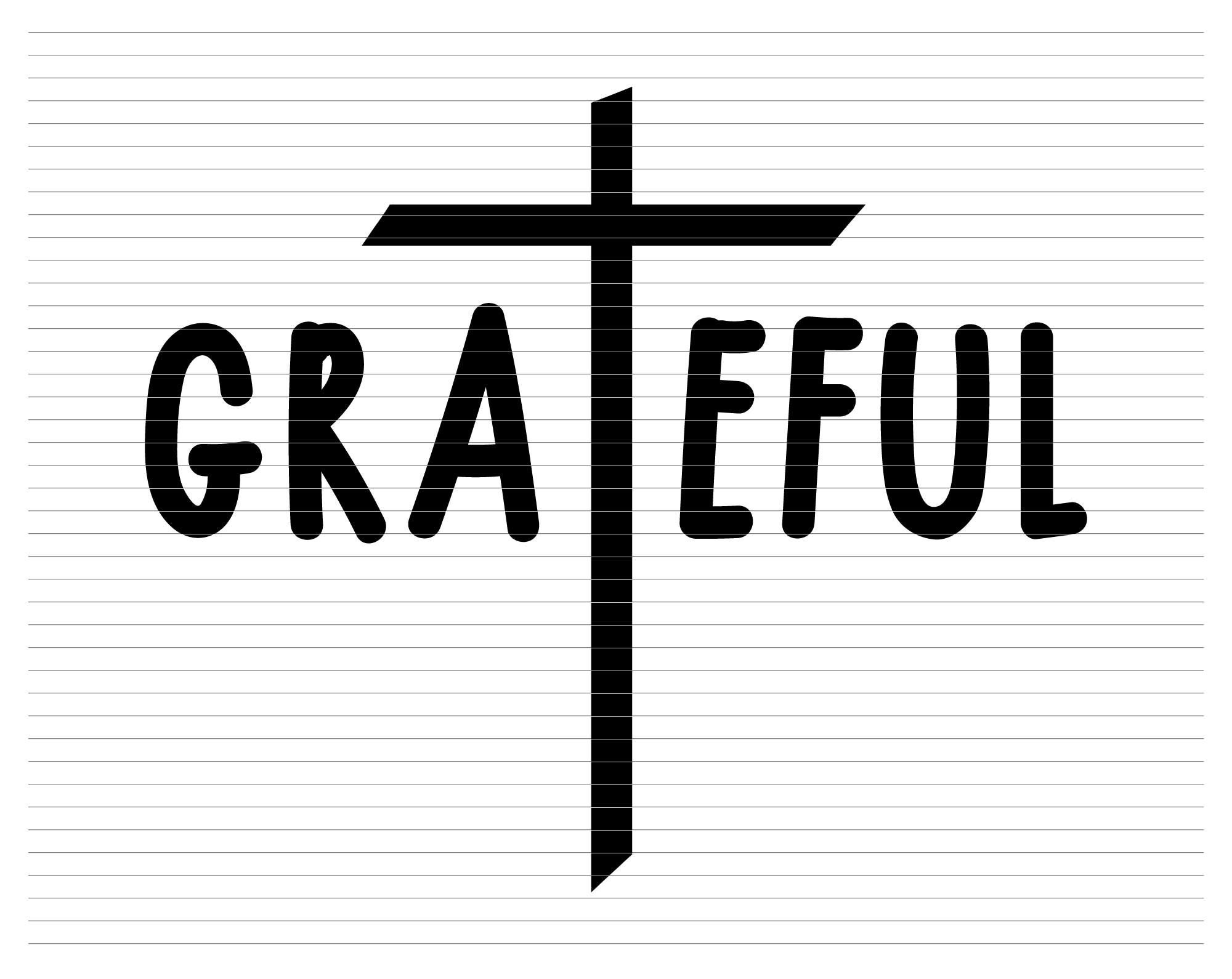 GRATEFUL SVG, Grateful Font, Grateful Cross, Grateful Png, Thankful Svg ...