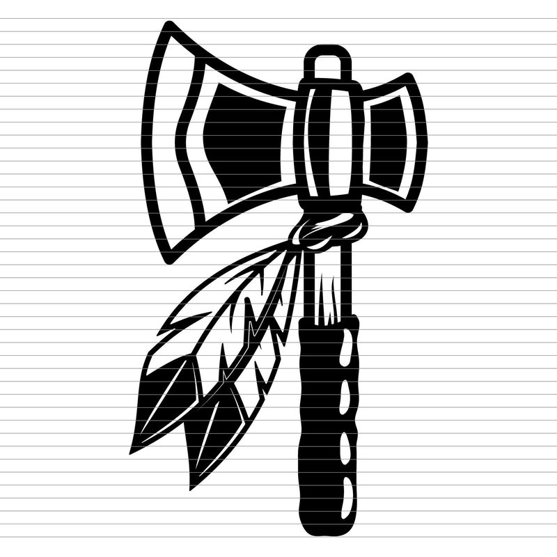 Axe With Feathers - Etsy UK