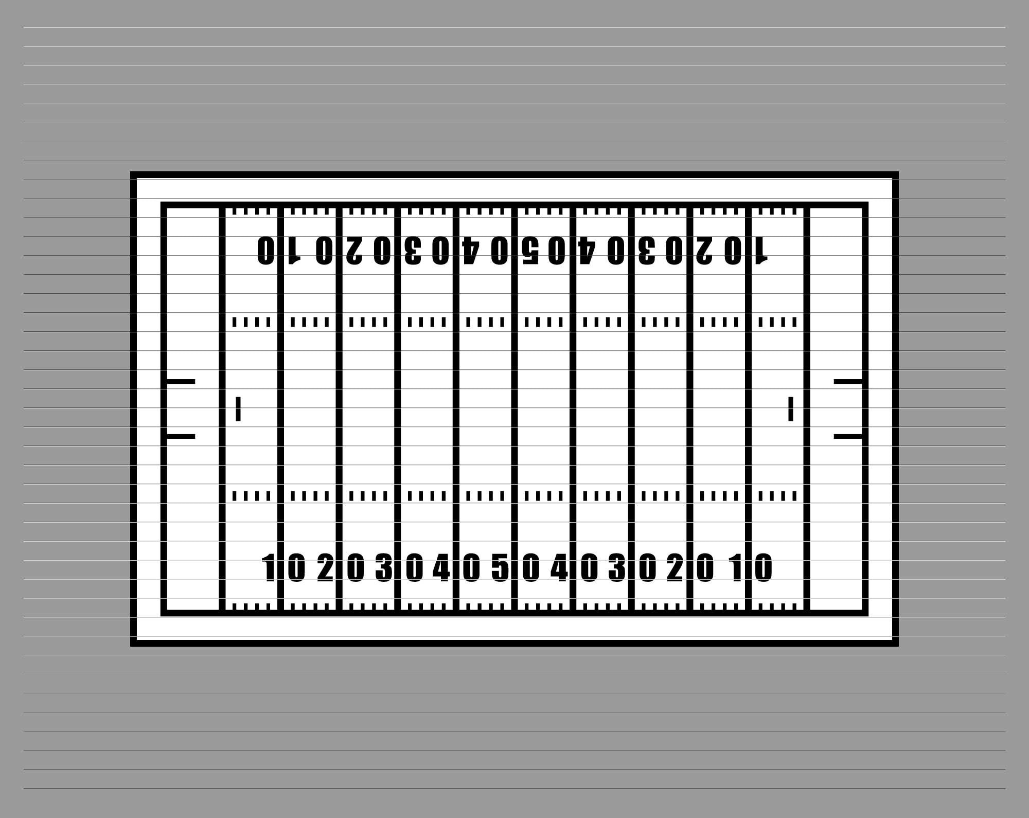 FOOTBALL FIELD SVG Yard Line Football Game Football Clipart Ball Field ...
