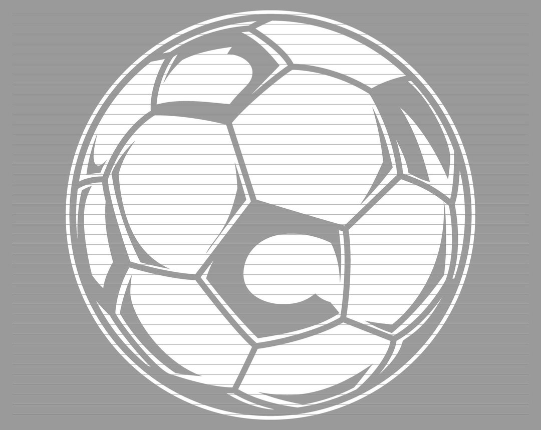SOCCER BALL SVG Soccer Clipart Soccer Cutting File Soccer Tshirt Soccer ...