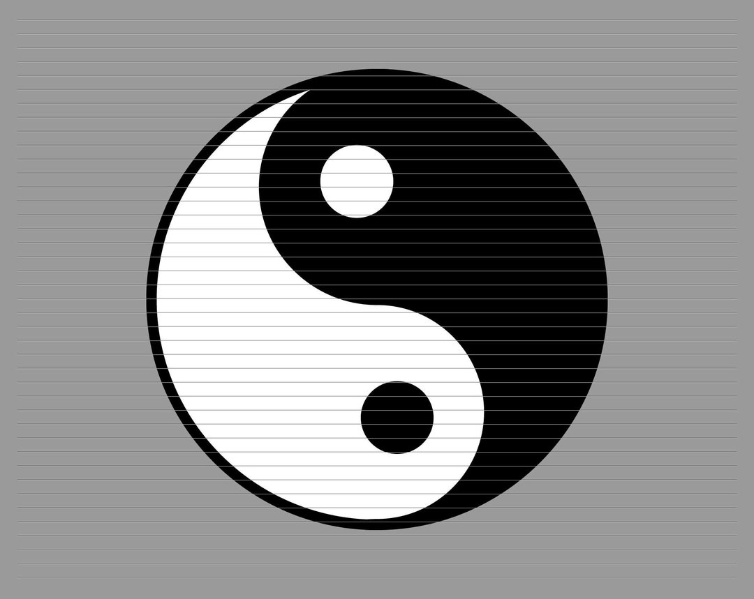 Yin and Yang Svg, Yin and Yang Clipart, Yin and Yangcut File, Balance ...