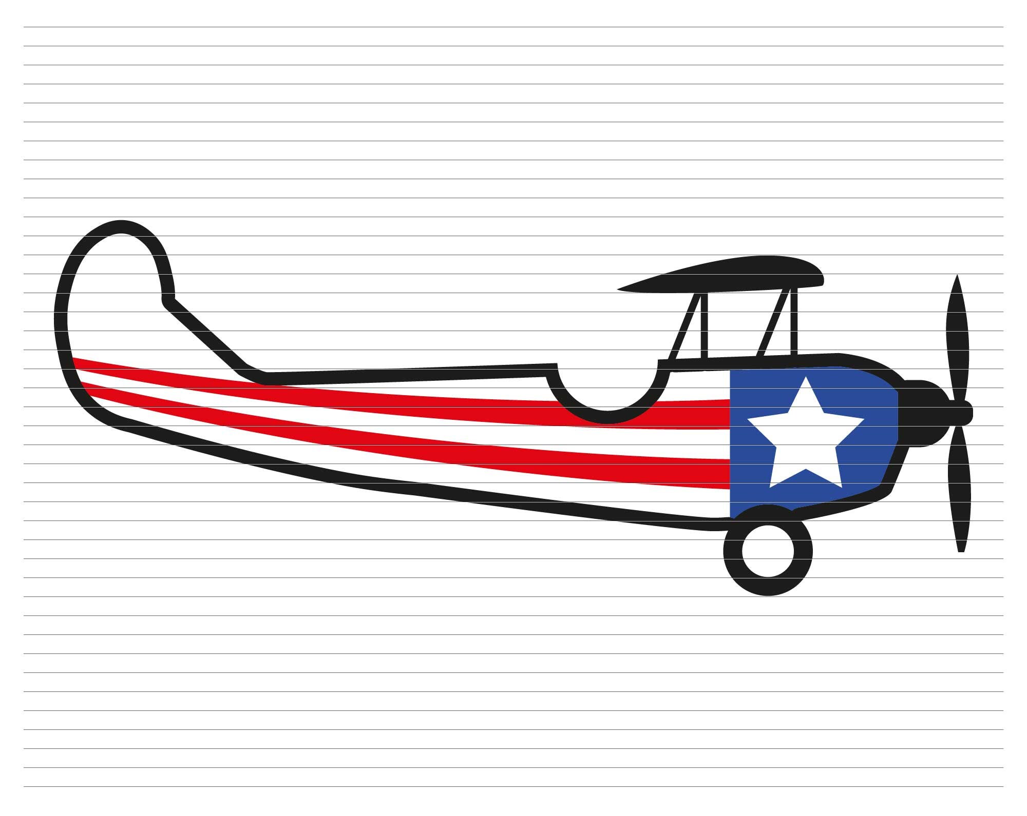 AIRPLANE SVG Plane Svg Airplane Clipart Us Flag American Aviator ...