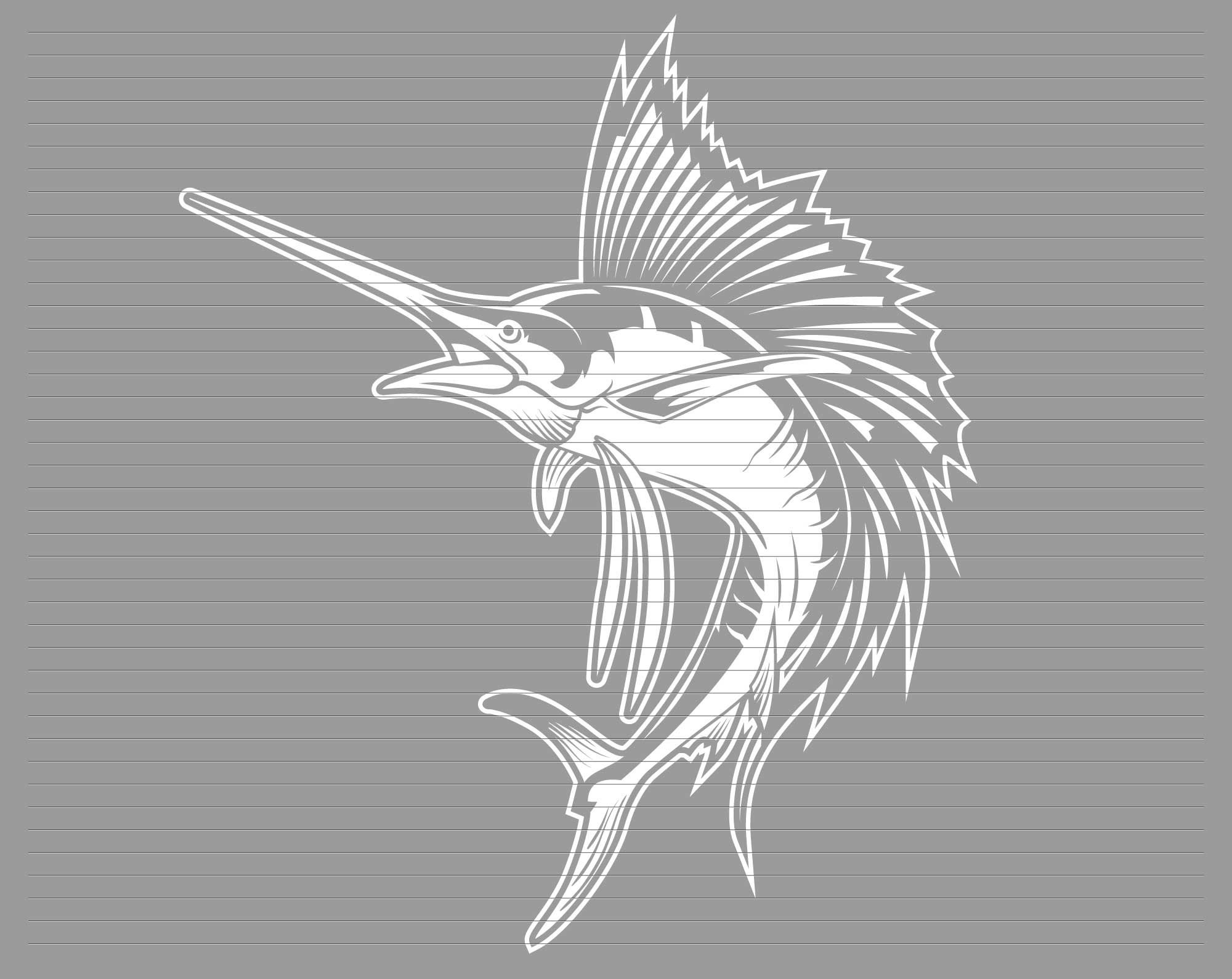Sailfish Svg, Sailfish Clipart, Sailfish Png, Fish Svg, Fishing Svg ...