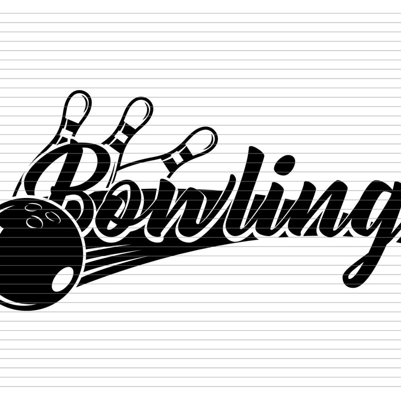 Bowling Svg - Etsy