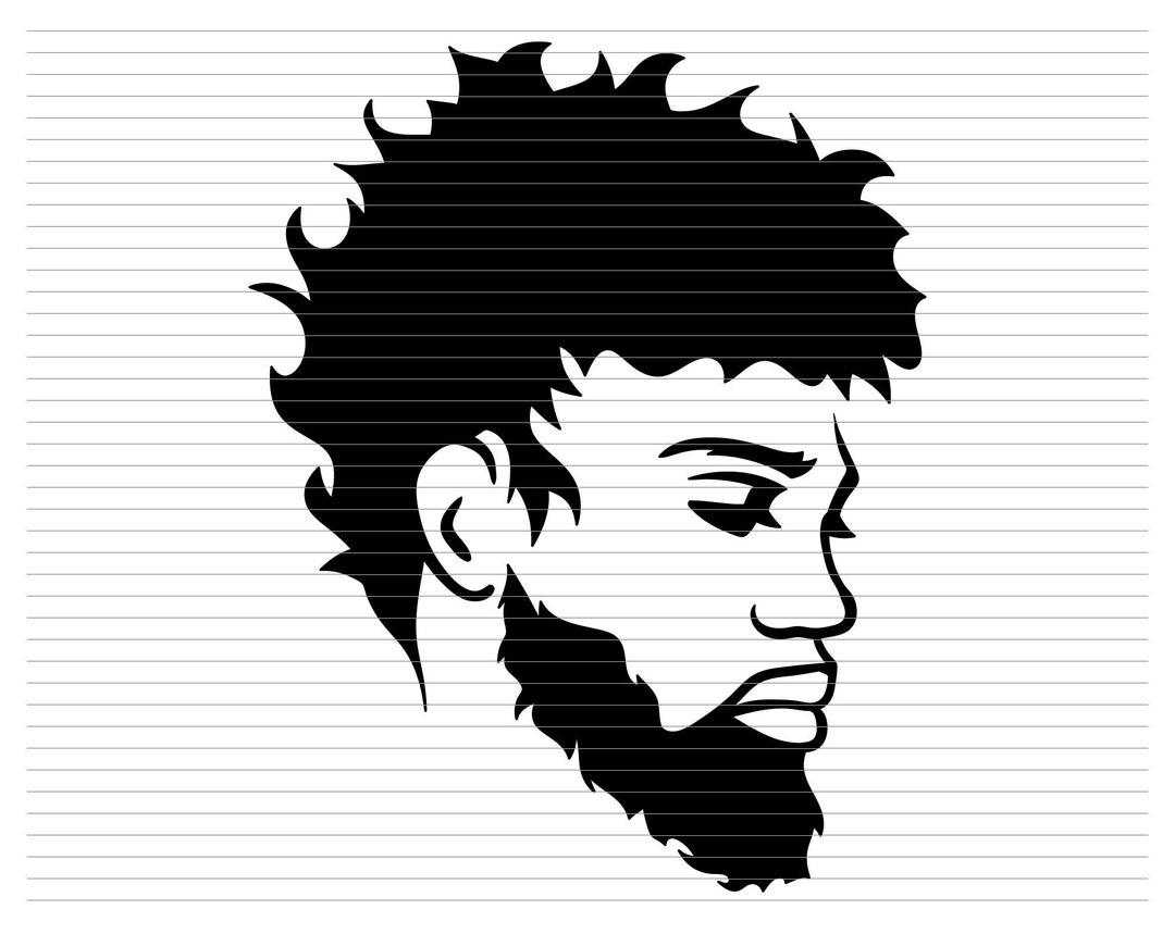 Afroman Svg, Afro Man, Afro American, Black Man, Afro Boy Dred, Black ...