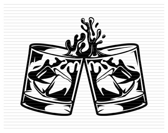 Whiskey Glass Clipart