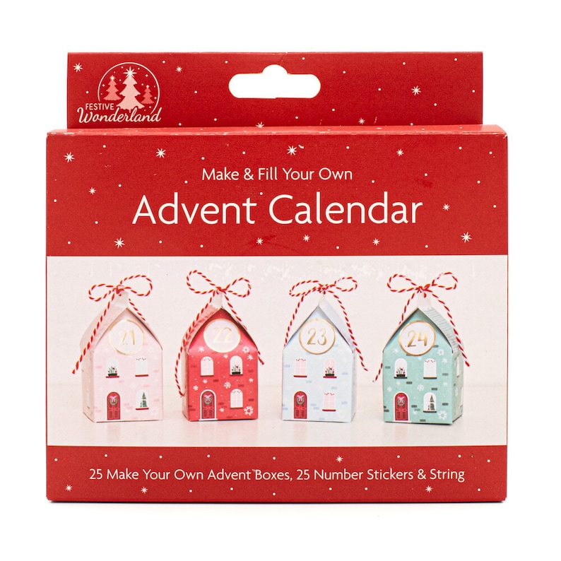 Make Your Own Advent Calendar Kit DIY Christmas Advent Boxes - Etsy