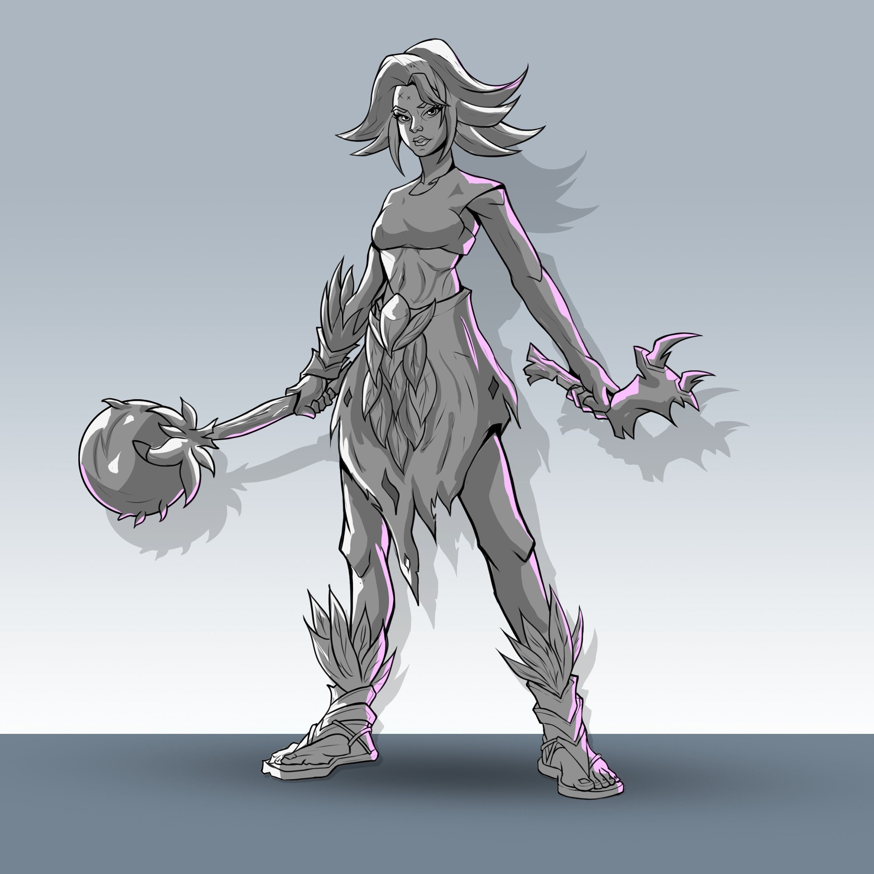 Custom Dnd Character Art Full-body Illustration Personalized Character ...